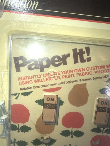 Clear Light Switch Plate American Tack & Hardware Co Custom Double VTG ...