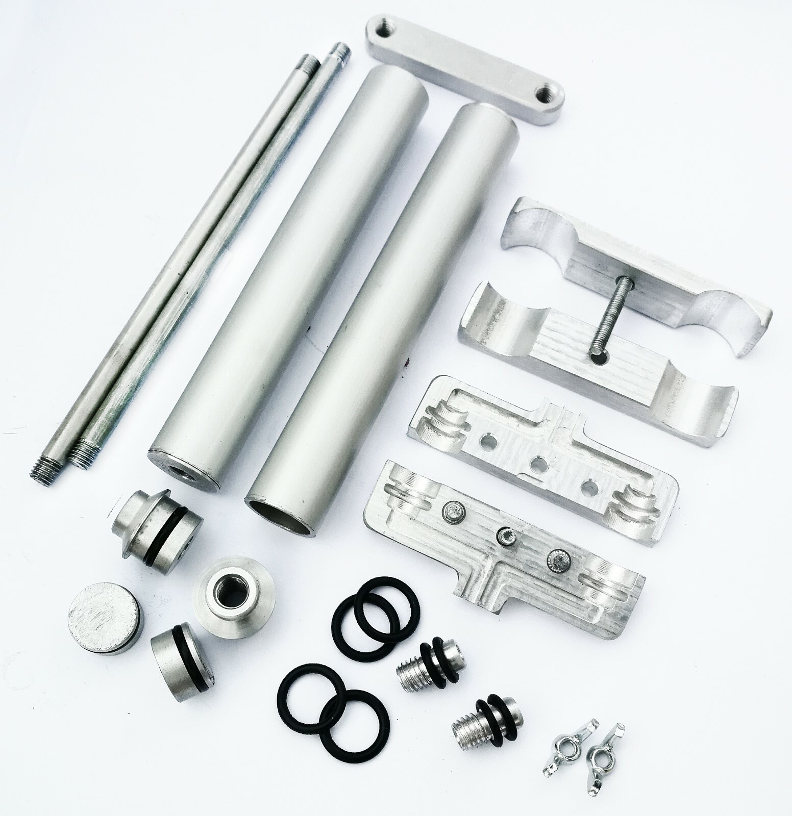 CooB Aluminium Soft Lure Injector Mold 2x45 ml for Plastisol Dual Color ...