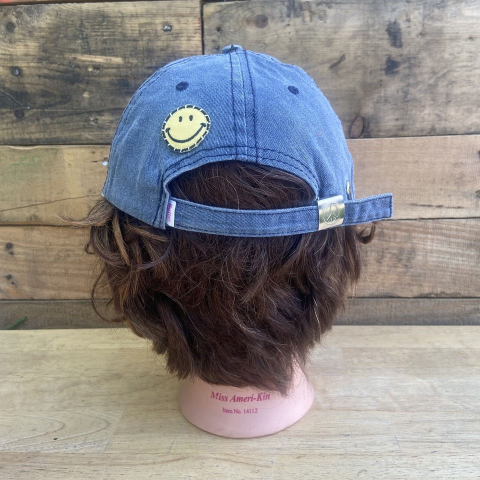 Butter Super Soft Rainbow Love Smiley Face Blue Hat | eBay UK