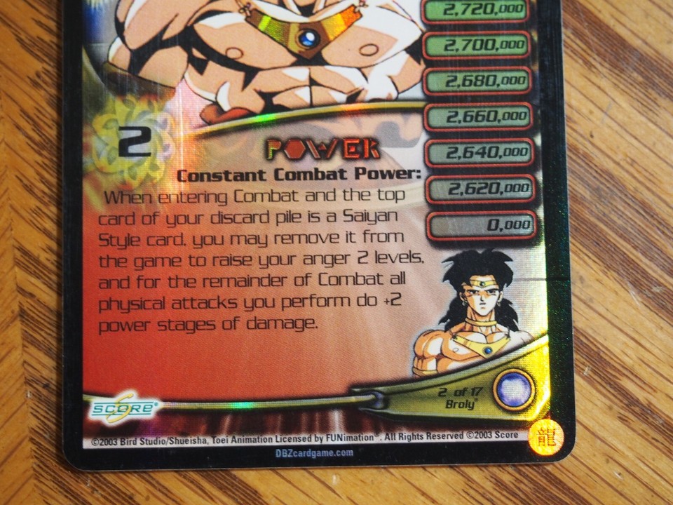 Dragonball Z CCG Buu Saga Broly, The Enraged Saiyan mint foil card | eBay