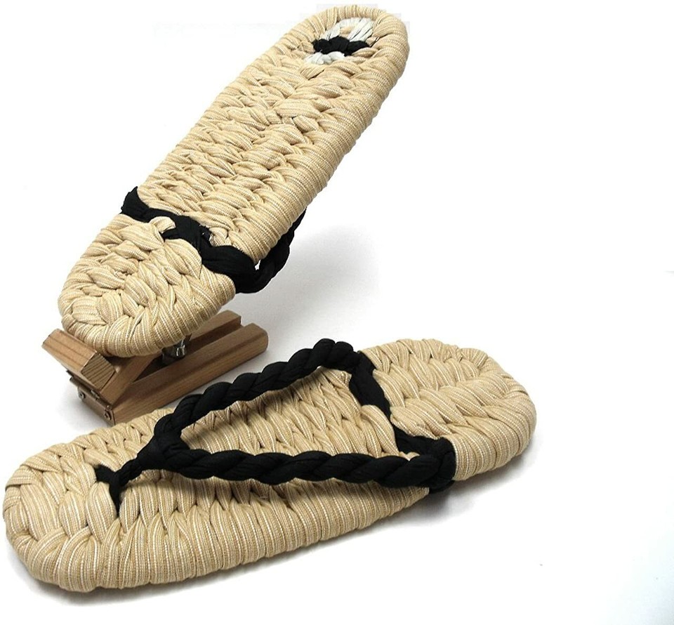 Japanese Waraji Traditional Samurai Bushi Sandal warajikumi Size:28cm ...
