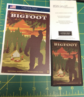 Bigfoot Patch and Postcard Set - Lantern Press - Remember This Forest ...