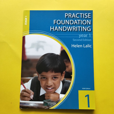 Practise Foundation Handwriting Homeschool/Learning Stage 1 NSW ...