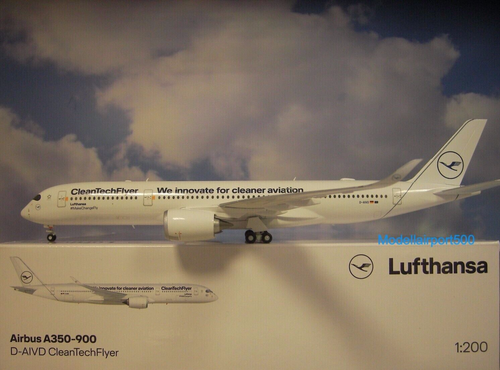 Herpa Wings 1:200 Airbus A350-900 Lufthansa D-AIVD 572460 ...