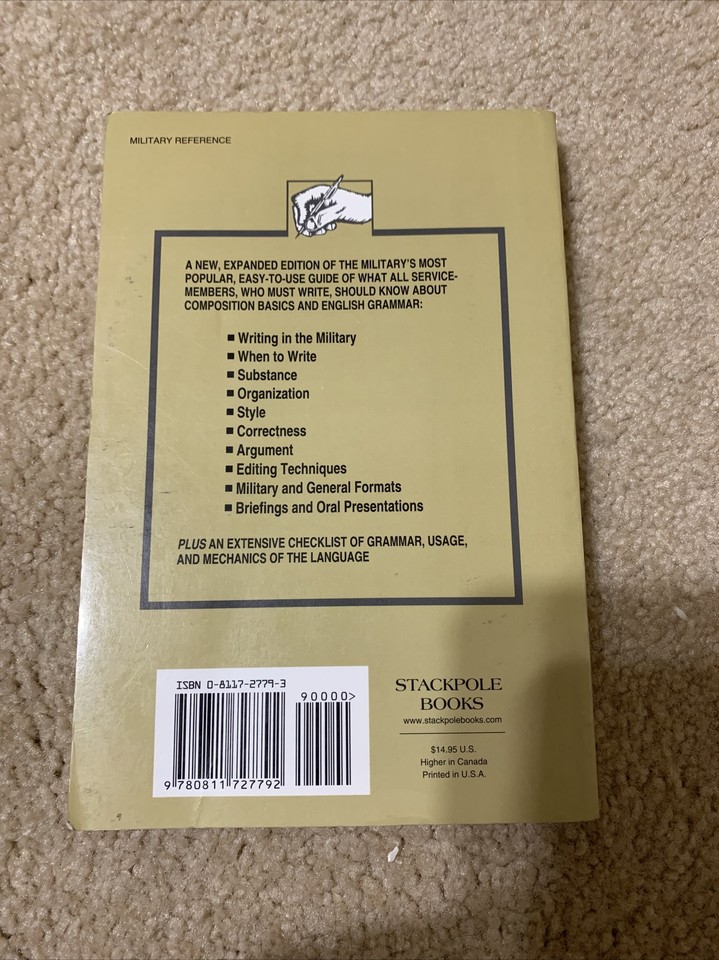 Guide to Effective Military Writing by William A. McIntosh (2003, Trade ...