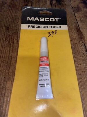 Mascot Precision Tools Instant Adhesive Gel #H752 0.1oz | eBay