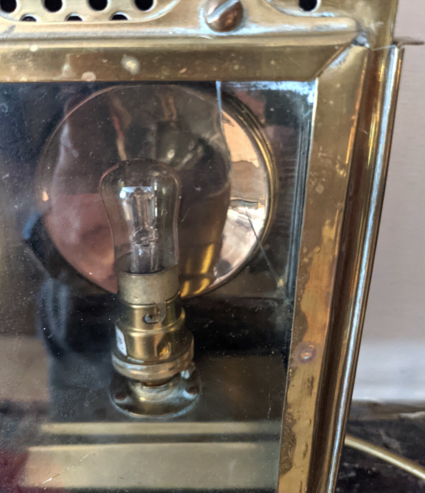 Eli Griffiths & Sons 1916 Birmingham British Ship Brass Bulpitt Lantern ...