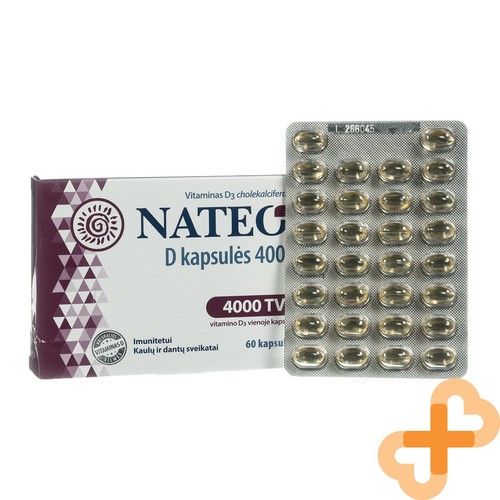 NATEO 4000 TV 60 Capsules Immune System Teeth and Bone Health ...