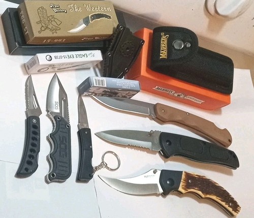 The Western Pocket Knife Lot Of 6 NOS Marbles, SOG, Etc #82c | eBay