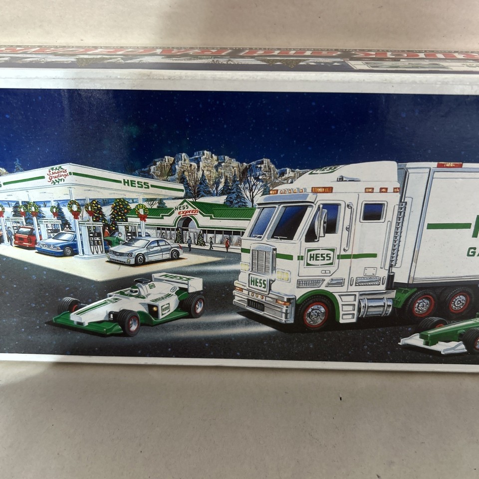 Hess 2003 Toy Truck and Racecars - New in Original Box - 2 Formula One ...