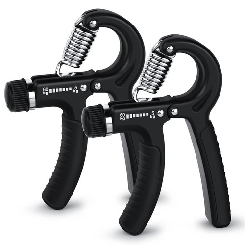 2 Pcs Hand Grip Strengthener Exerciser Hand Workout Squeezer ...