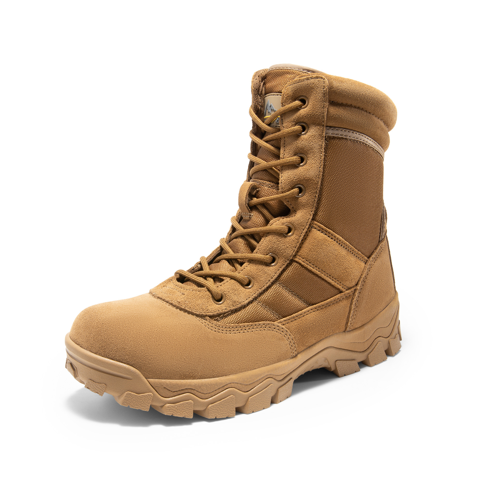 NORTIV8 Mens Military Boots Side Zip Outdoor Motorcycle Boots 8 ...