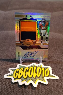 2020 Panini Plates & Patches /99 KJ Hamler #RPA-KJ RPA Rookie Patch ...