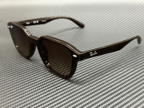 RAY BAN RB4458D 714 13 Dark Brown Gradient Unisex 65 mm Sunglasses | eBay