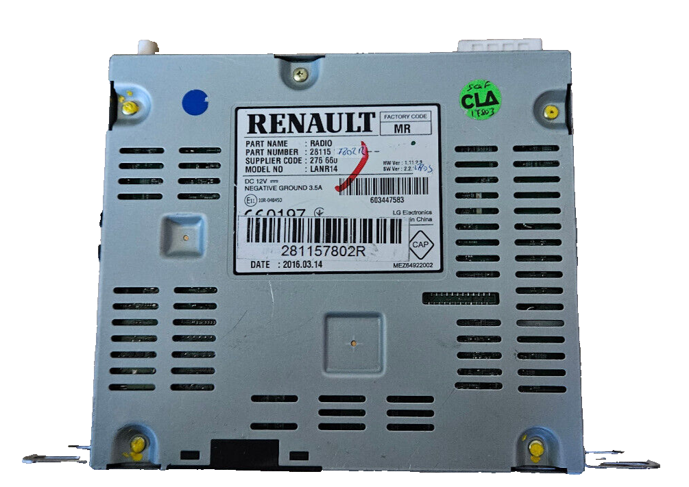 Renault R-Link 2 v9.0.37.211 Navigation LANR14 281157802R Android Auto ...