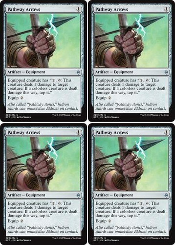 4x PATHWAY ARROWS Battle for Zendikar MTG Artifact — Equipment Unc | eBay