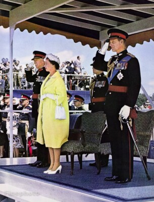 1959 Queen Elizabeth Prince Philip Royalty Canada St Lawrence Seaway ...