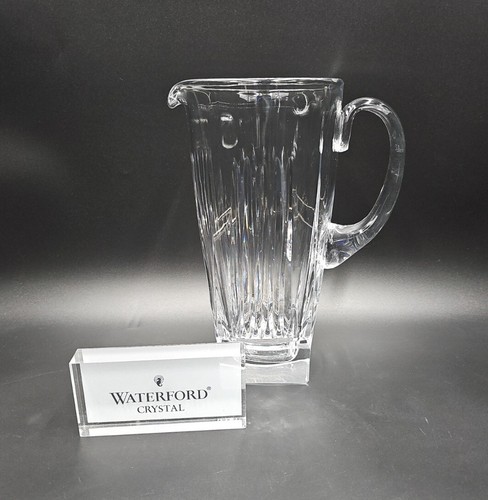 Waterford Crystal CLARION Martini Pitcher EXCELLENT Square Vertical Cut ...