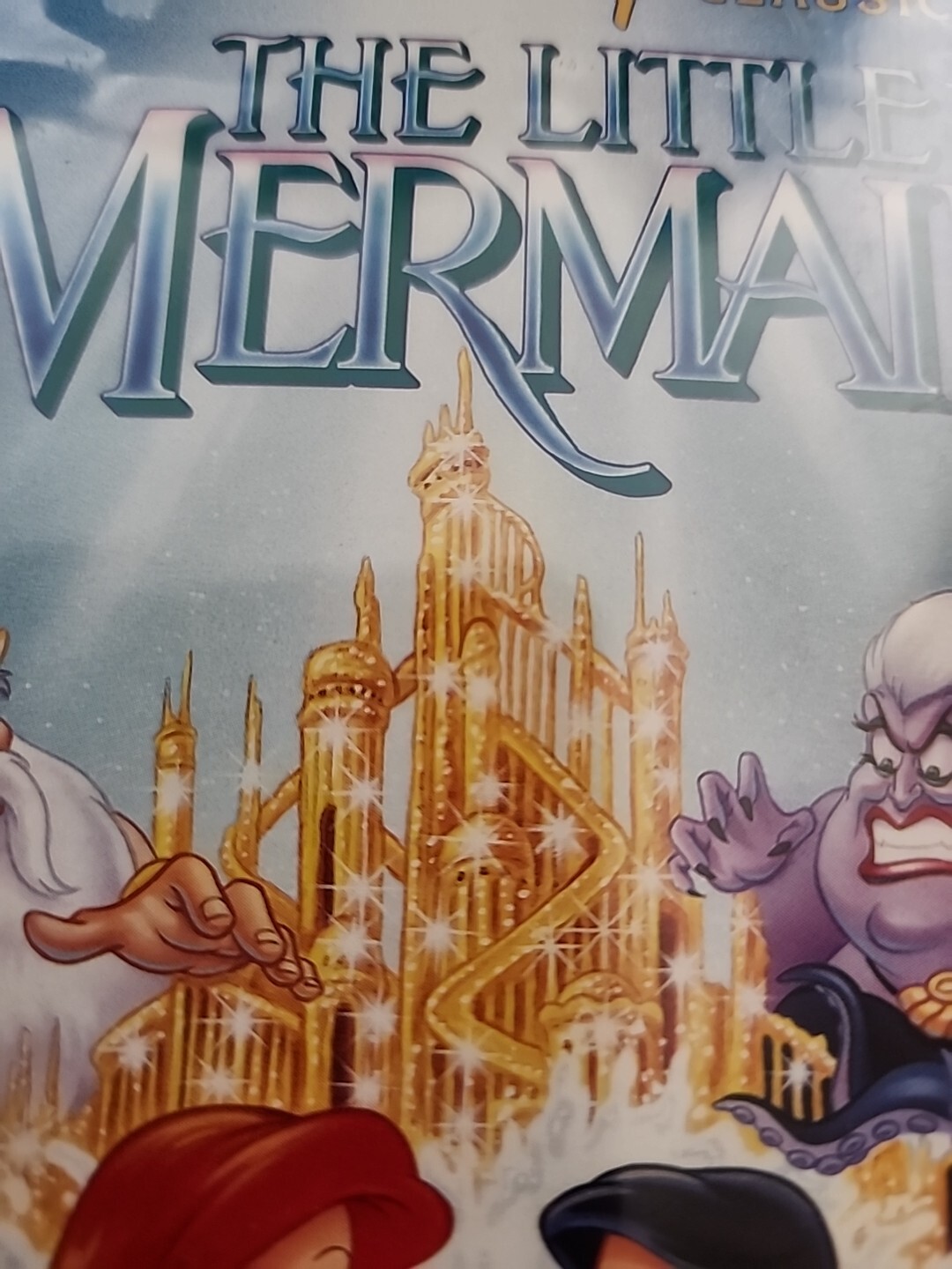 Disney The Little Mermaid (VHS, 1989) Banned Golden Penis Cover Black ...