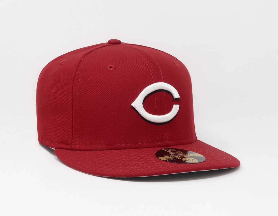 New Era 59Fifty Men Boys Hat Cincinnati Reds 2007 Authentic Wool Red ...