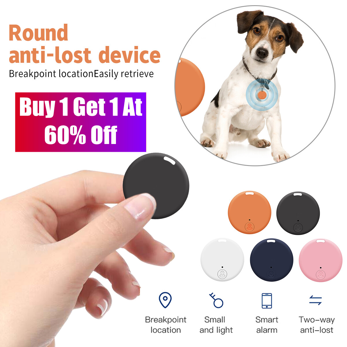 Mini Bluetooth Tracking Finder Device Tag Pet Key Child Car GPS Tracker ...