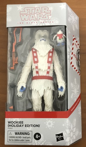 Star Wars Black Series Wookie Action Figure Holiday Edition Hasbro New ...