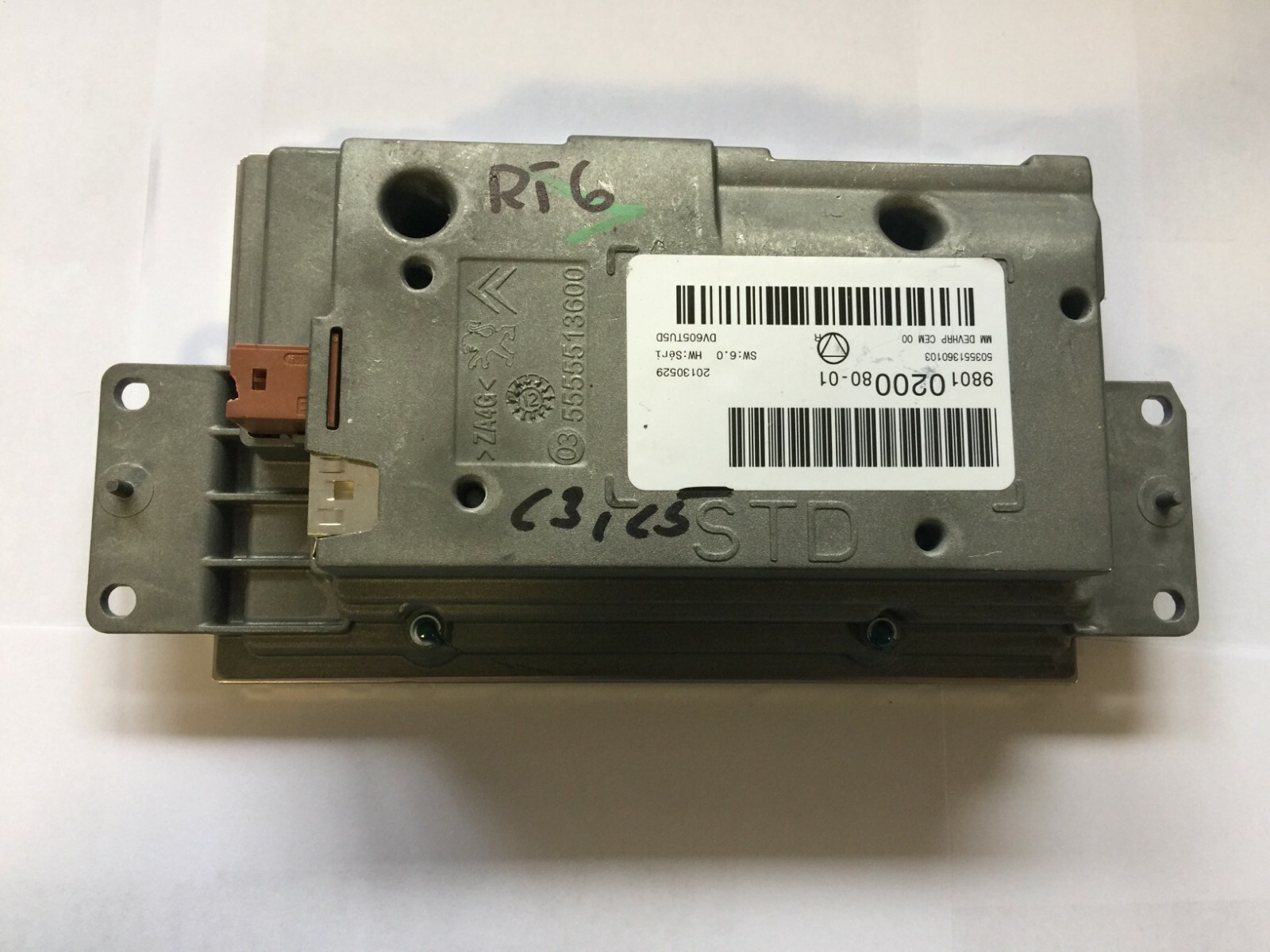CITROEN C3 DS3 C5 SCREEN SAT NAV DISPLAY 9801020080 LCD CID RT5 RT6 ...