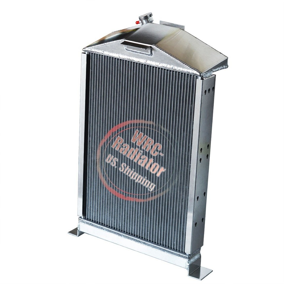 Aluminum Radiator for 1933 1934 Ford Cars Chevy V8 Conversion 40 A 46 ...
