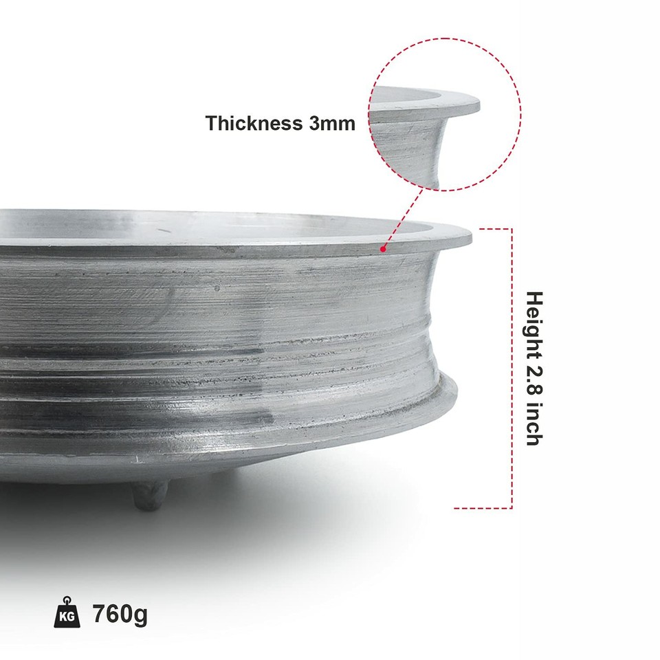 Handmade Urli Aluminium Uruli Pot 8 in Cooking Pot For Chicken Curries ...