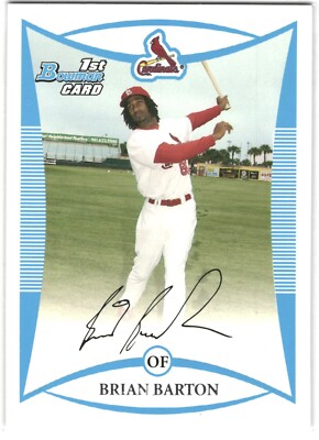 2008 Bowman Draft Brian Barton St. Louis Cardinals #BP65 | eBay