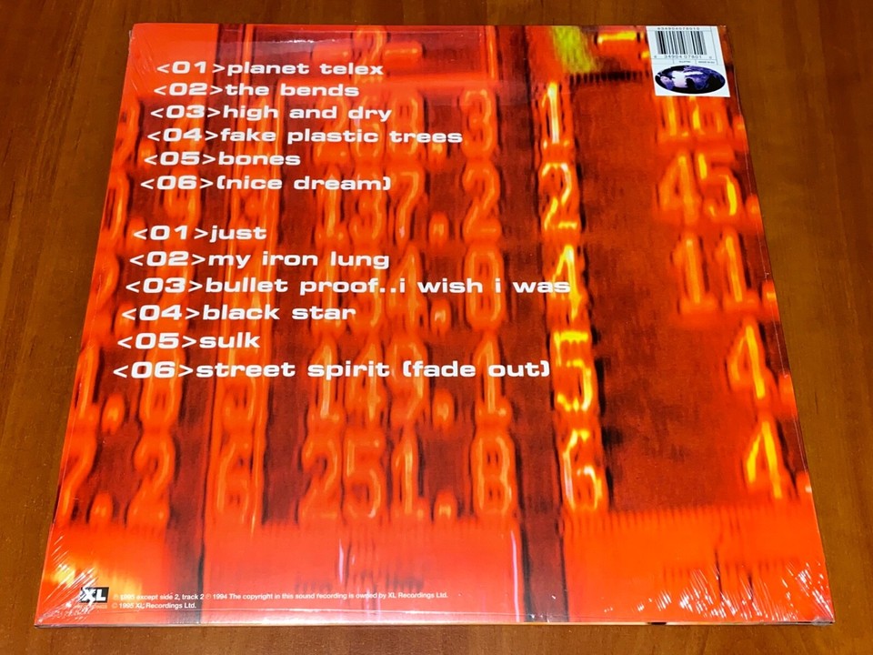 RADIOHEAD THE BENDS LP *EU* XL PRESSING VINYL REISSUE New | eBay