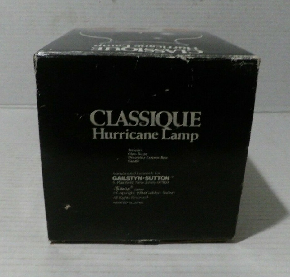 Christmas Classique Hurricane Lamp in box | eBay