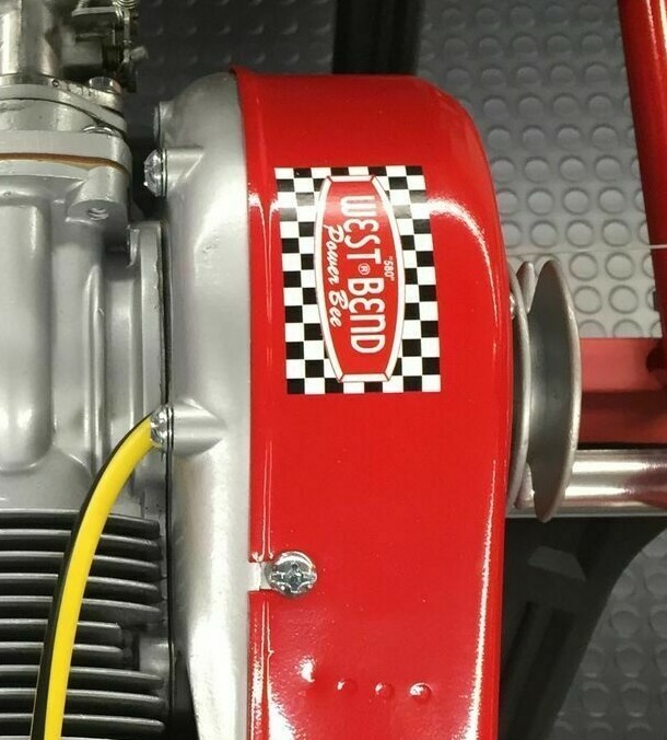 West Bend 580 Vintage Engine Decal Go Kart Mini Bike Qty 2 | eBay