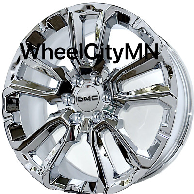 22” chrome OE 84582669 replica wheels fits GMC Sierra 1500 Denali ...