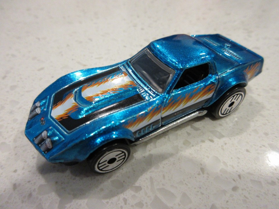 2010 Hot Wheels Ultra Hots '69 Copo Corvette Blue 1:64 DIECAST Toy Race ...