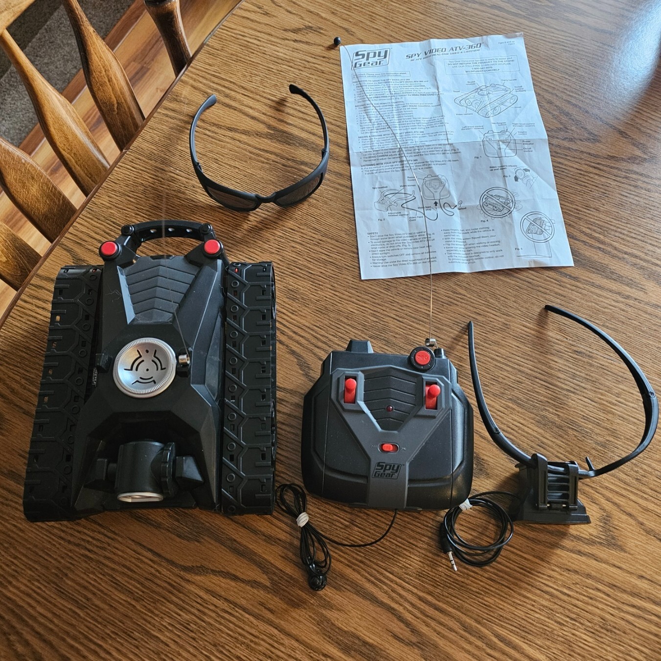 Spy Gear Spy Video ATV-360 Remote Control Tank w/ Video & Sound ...