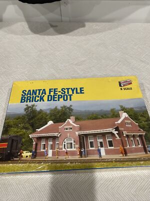 Walthers Cornerstone (N) 933-3803 Santa Fe-Style Brick Depot - Kit | eBay