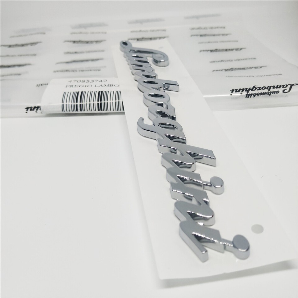 1XLamborghini Aventador LP700 LP720 LP750 Rear Script Emblem 470853742 ...