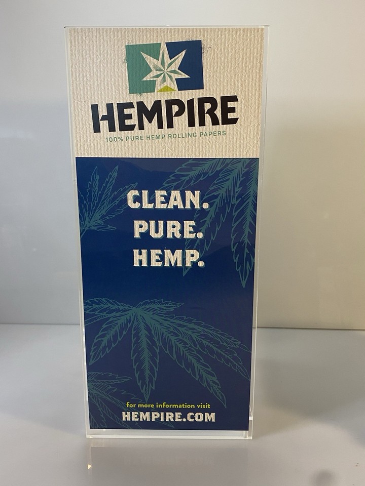 Hempire Rolling Papers & Case Pure Hemp Multi Size Cigarette Paper (122 ...