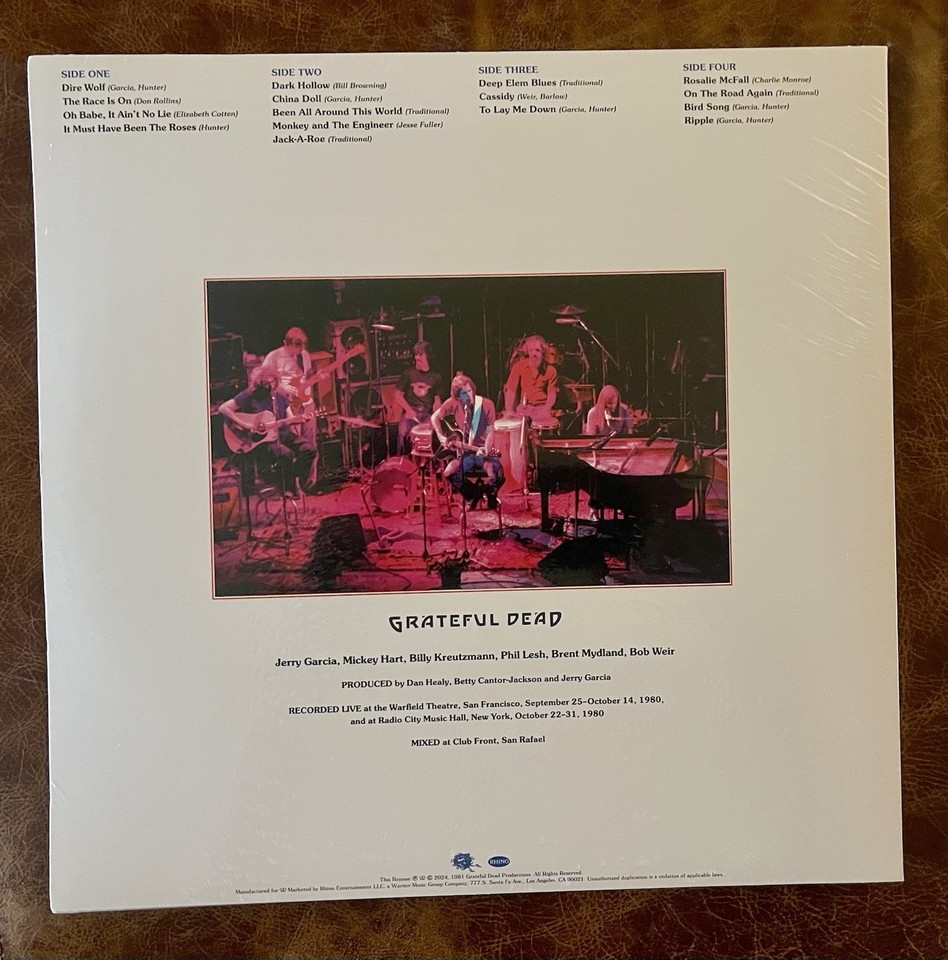 Grateful Dead~Reckoning (Cobalt Blue Vinyl, 2LP) Limited Edition /5000 | eBay