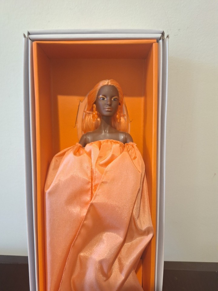 BARBIE SIGNATURE !!CHROMATIC COUTURE!! THE ORANGE BARBIE DOLL !! | eBay