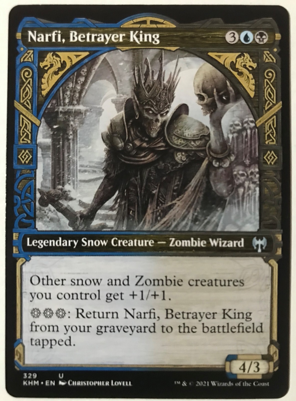 * showcase NARFI BETRAYER KING Kaldheim MTG Magic the Gathering NM | eBay
