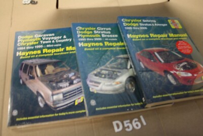 D561 - 3 New Mopar Haynes Manuals Still in Plastic Wrappers | eBay