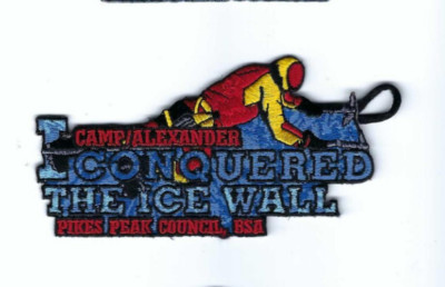 Boy Scout Patch Pikes Peak Council Camp Alexander I Conquered the Ice ...