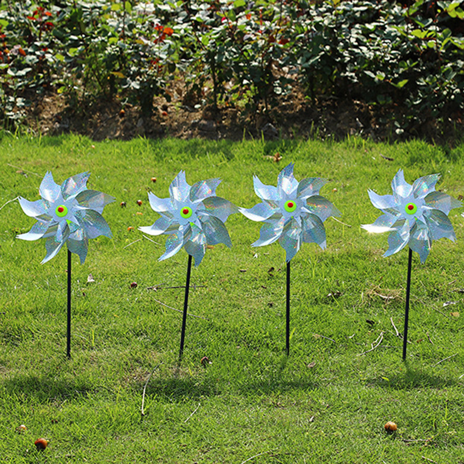 Safe Garden Bird Control Reflective Pinwheels Wind Spinner Effective ...