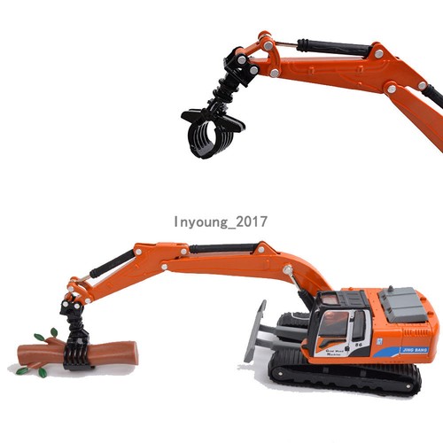 Log Wood Grabber Machine 1:60 Scale Diecast Model Metal Construction ...