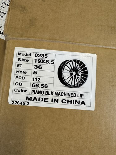 19" Wheels Fit Mercedes Benz AMG G Class E S G Black Machined 5x112 66. ...