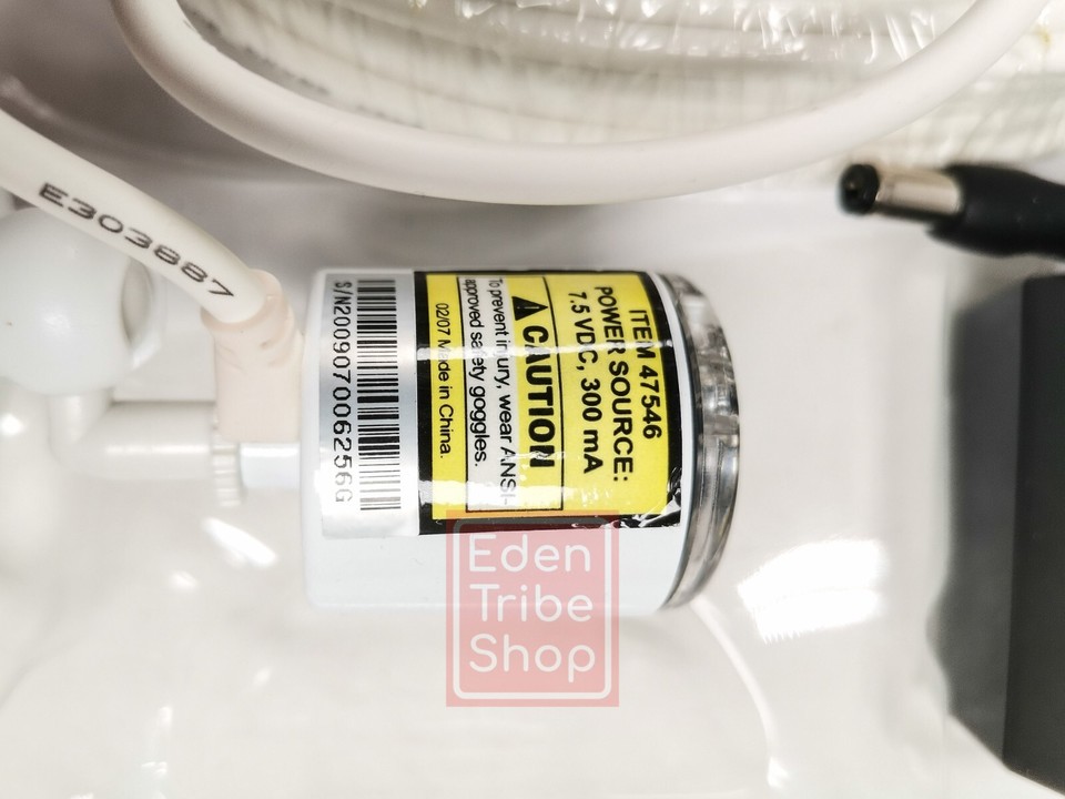 Weatherproof Single Security Camera-IP56- Black/White With Night Vision ...