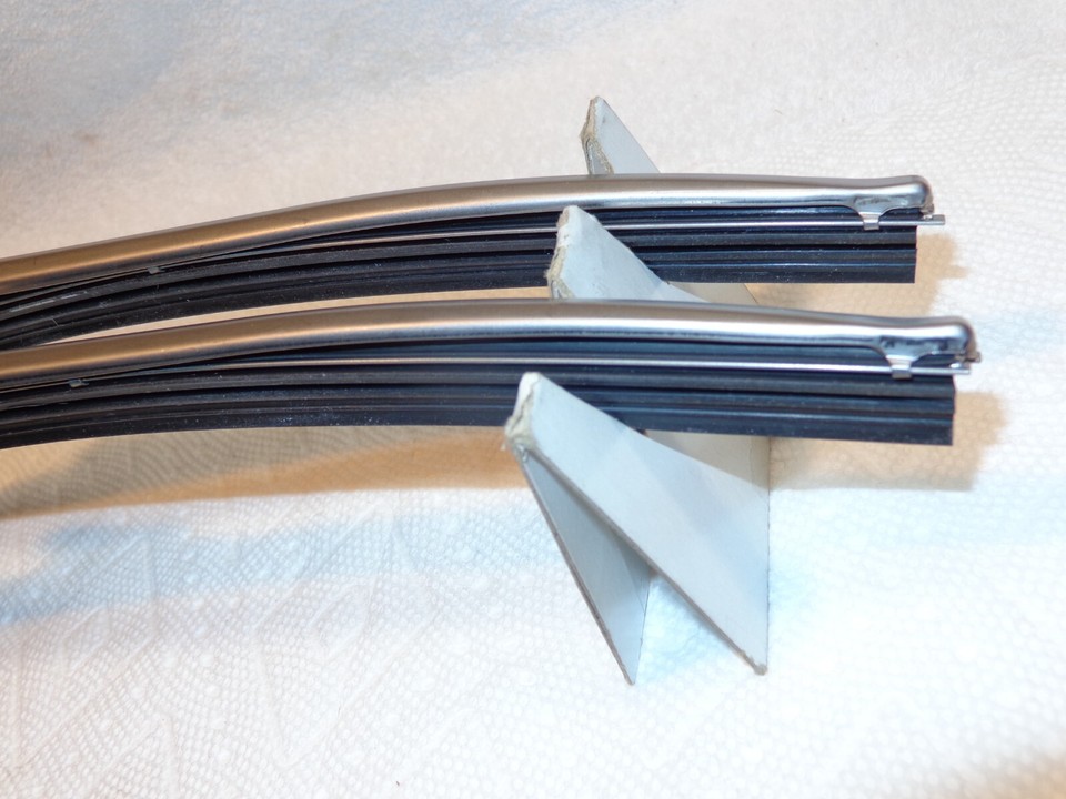 (2) ..‘NOS’.. Trico PR-15-2W .. Wiper Blade Holders ..1970’s .. Satin ...