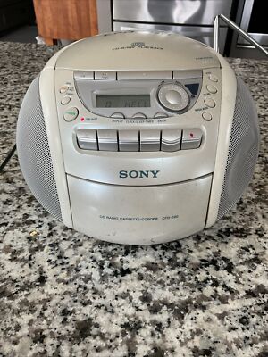 Sony CFD-E90 CD Player Stereo Radio Cassette Player Boombox - Tested | eBay